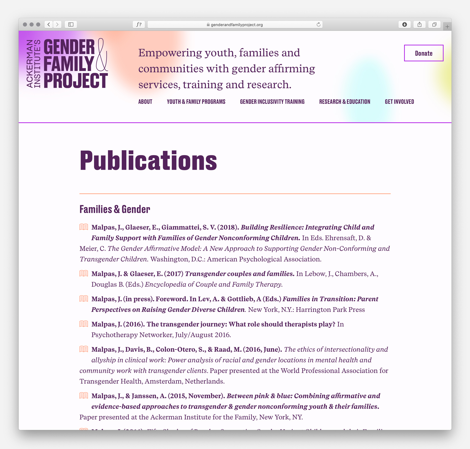 Gender and Family Project - A. Claire Zimmerman